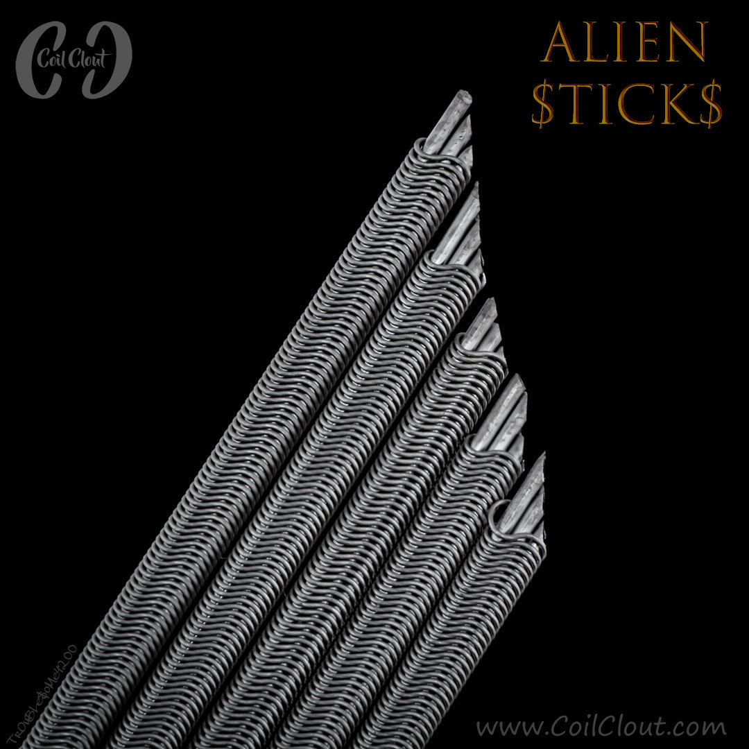 Nichrome 80 Handcrafted Alien & Fused Wire Sticks – Coil Clout